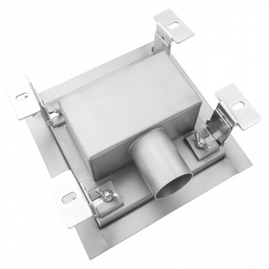 Square drain channel 15x15 cm stainless steel for shower